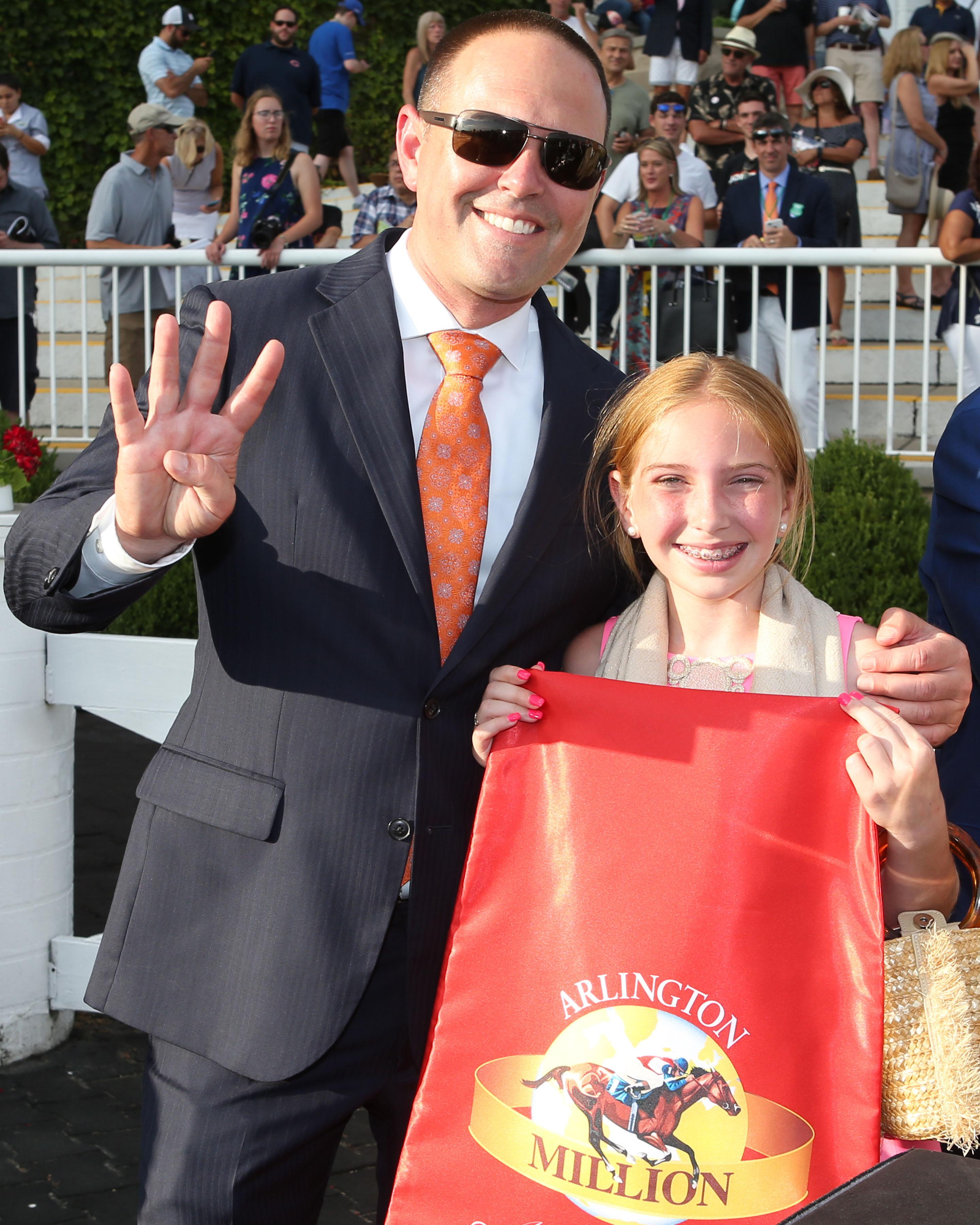 Historical Sweep for Chad Brown on Arlington Million Day | America's ...