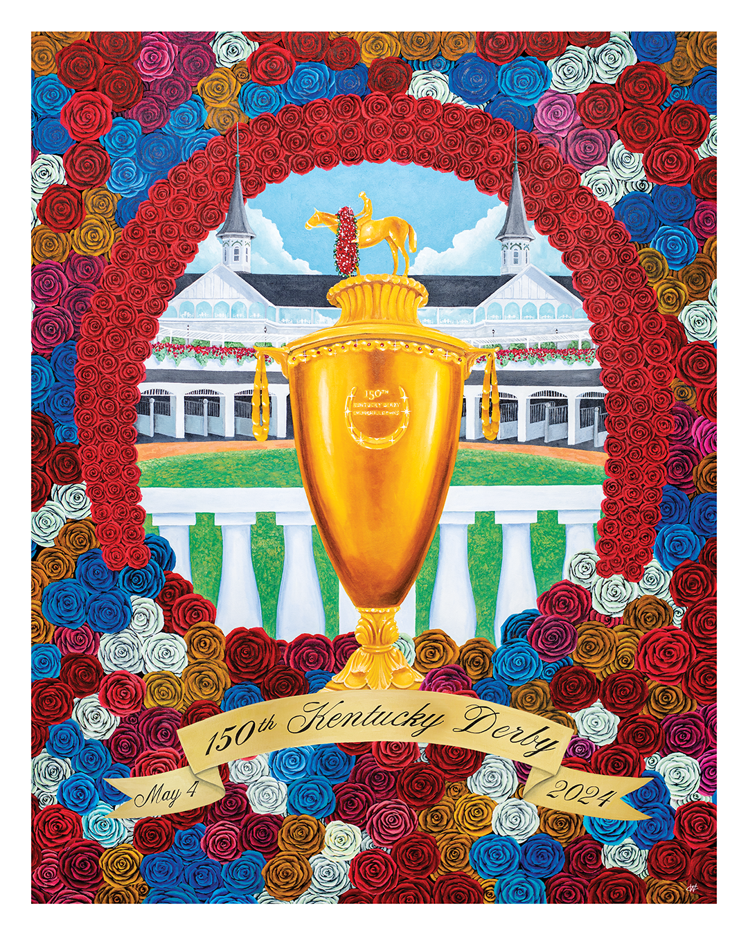 Churchill Downs Unveils Official Art of 150th Kentucky Derby by Artist ...
