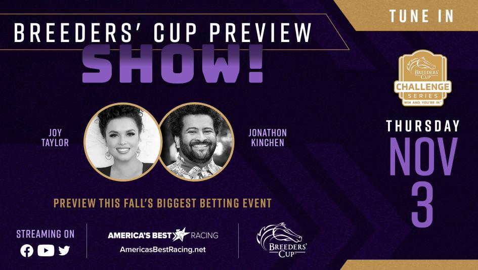 Joy Taylor and Jonathon Kinchen Host ‘Breeders’ Cup Preview’ Thursday ...