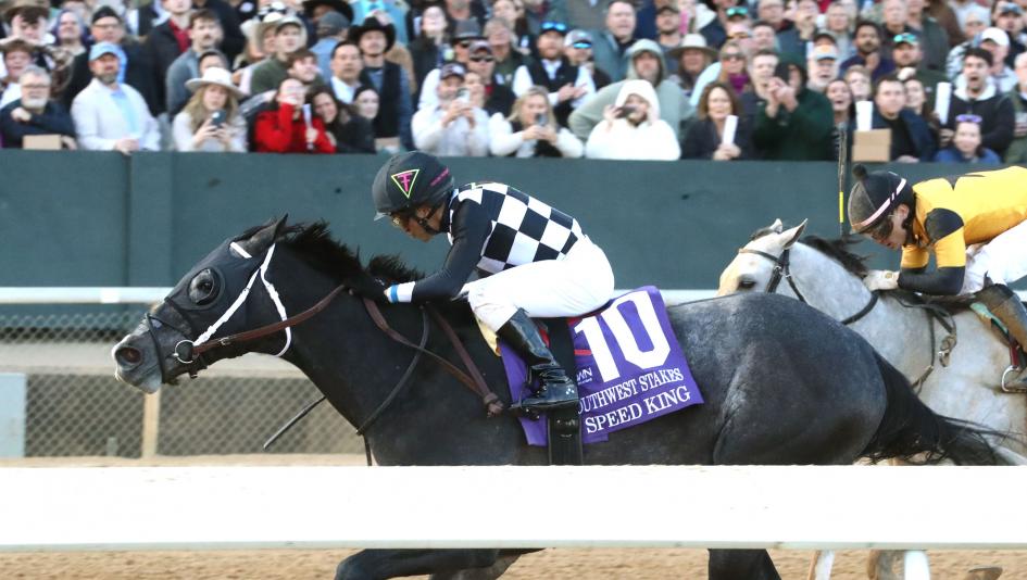 Speed King Wires Southwest Stakes Over a Valiant Sandman | America's ...